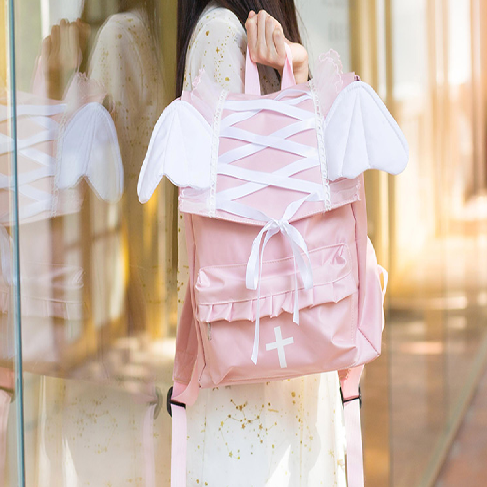 Gothic Angel/Devil Nylon Backpack – The Official Strange & Creepy Store!